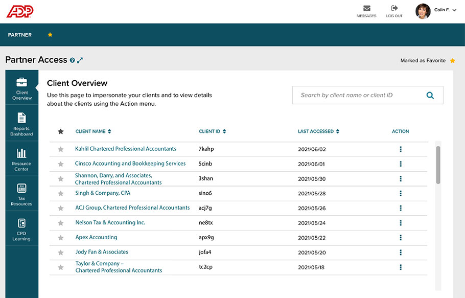 Partner Access for Accountants | Accountant Portal | ADP Canada
