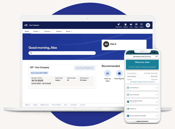 ADP Workforce Now On the Go | Payroll Time Tracking Software | ADP Canada